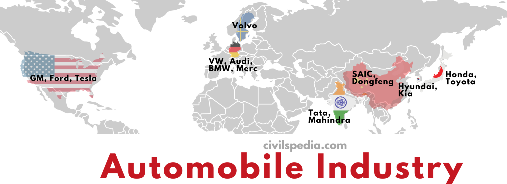 Automobile Industry in India and World - civilspedia.com