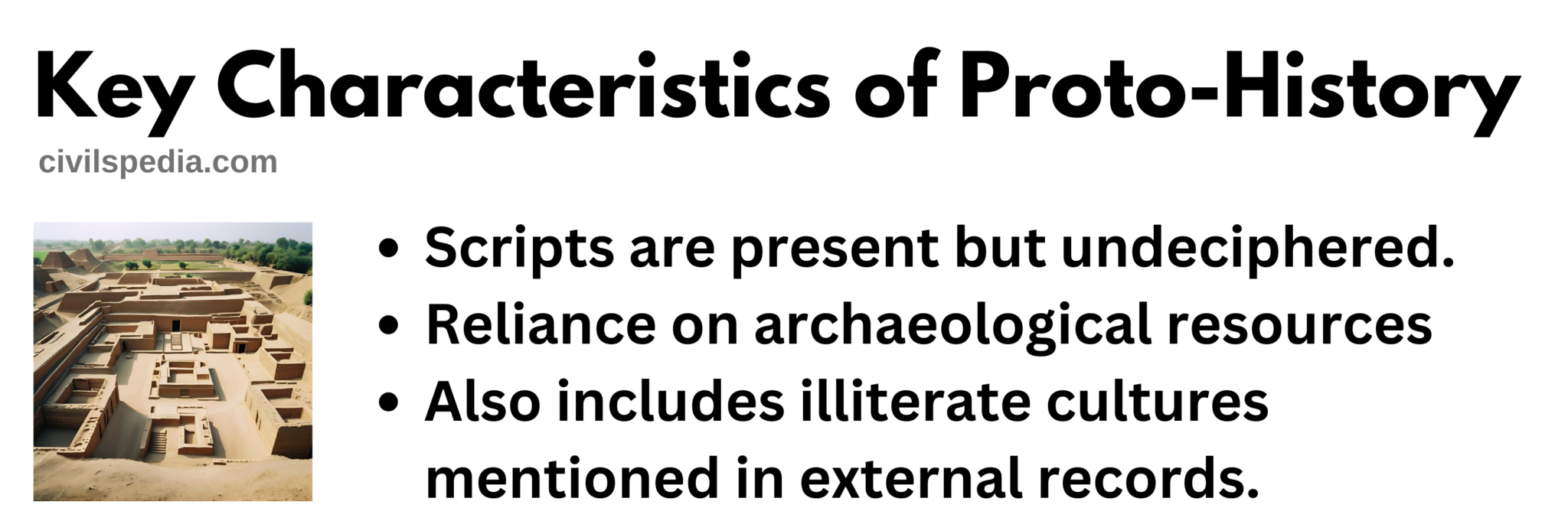 Pre-History, Proto-History and Historical Age - civilspedia.com